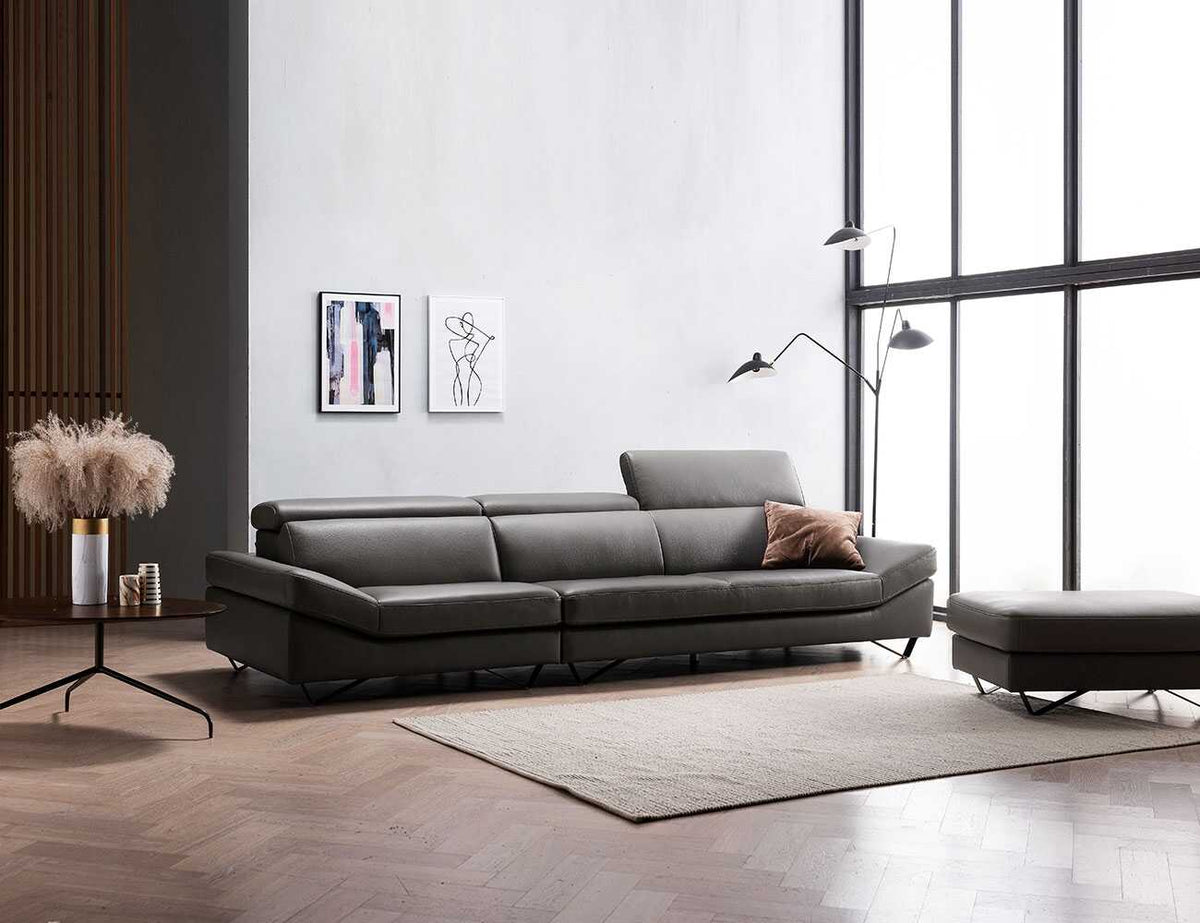 Sofa văng da 3 chỗ tựa gật gù - BATELI – KALIX