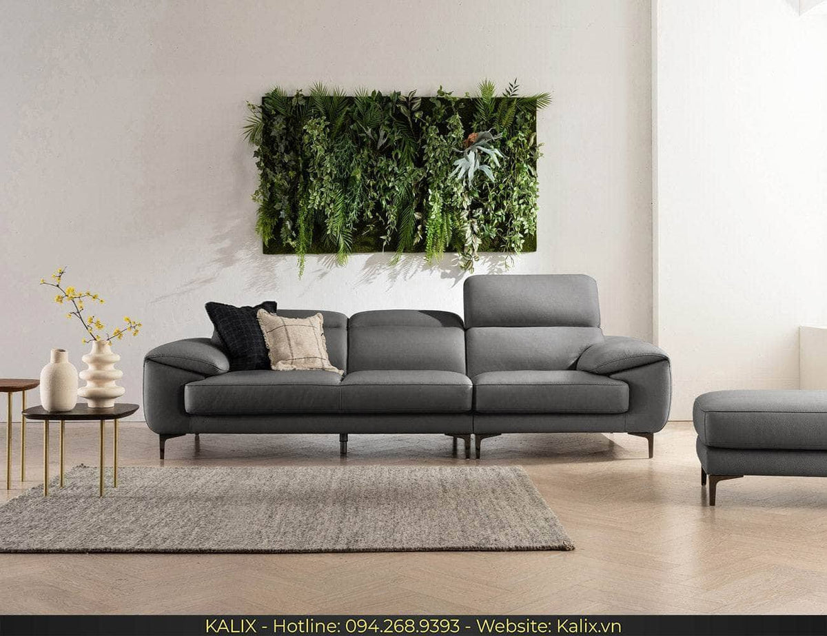 LENA - Sofa văng da 3 chỗ tựa gật gù – KALIX